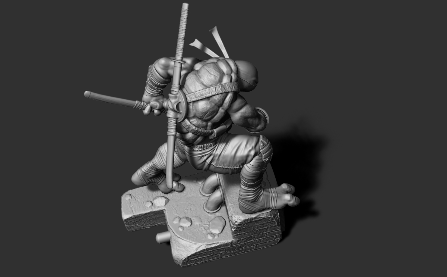 3D file Leonardo TMNT・Model to download and 3D print・Cults