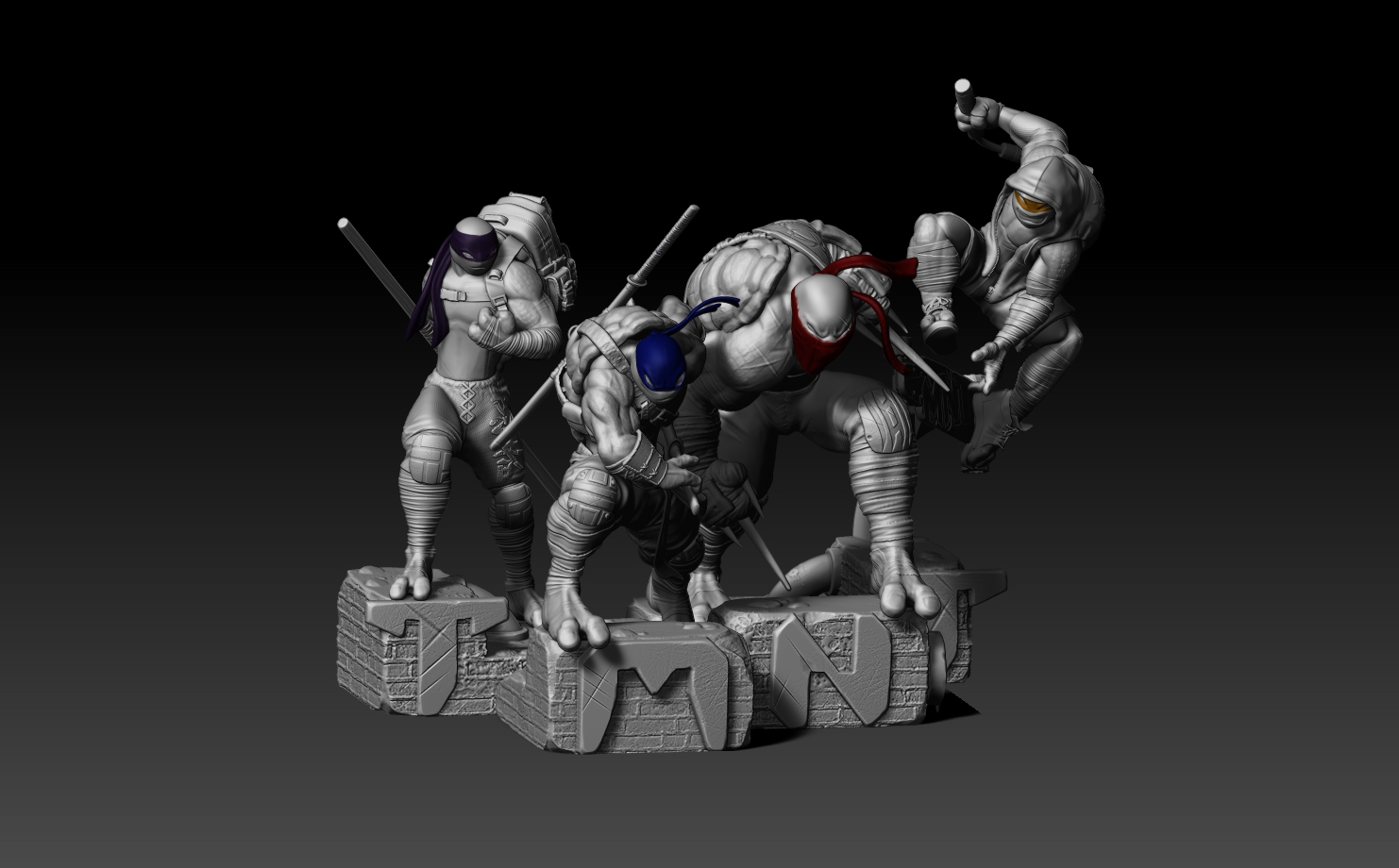 3D file Teenage Mutants Ninja Turtles TMNT・3D print object to download ...