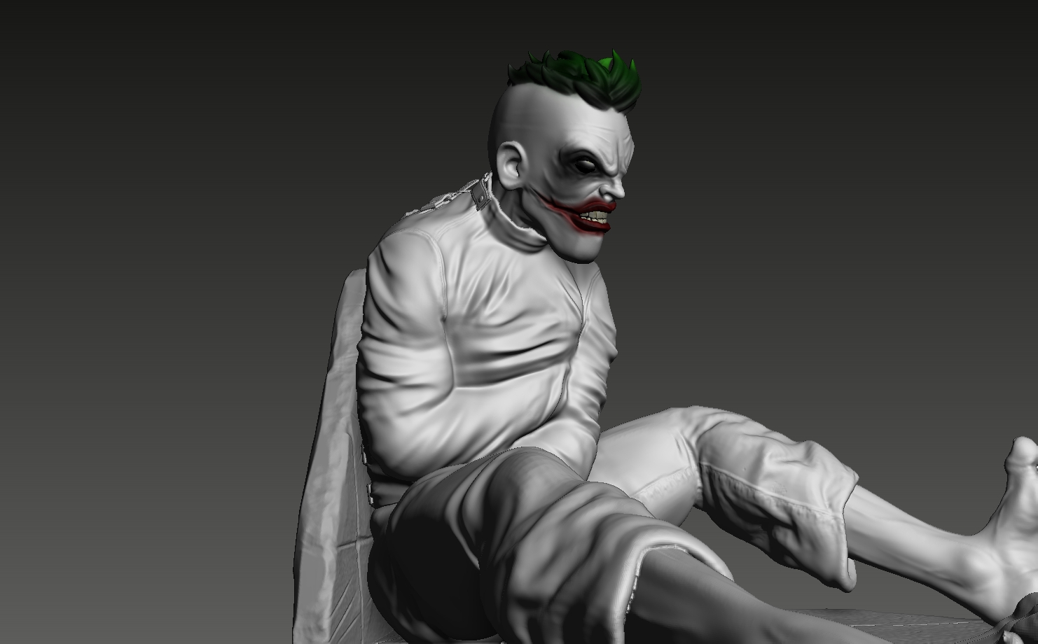 OBJ file Joker Arkham Asylum・3D print design to download・Cults