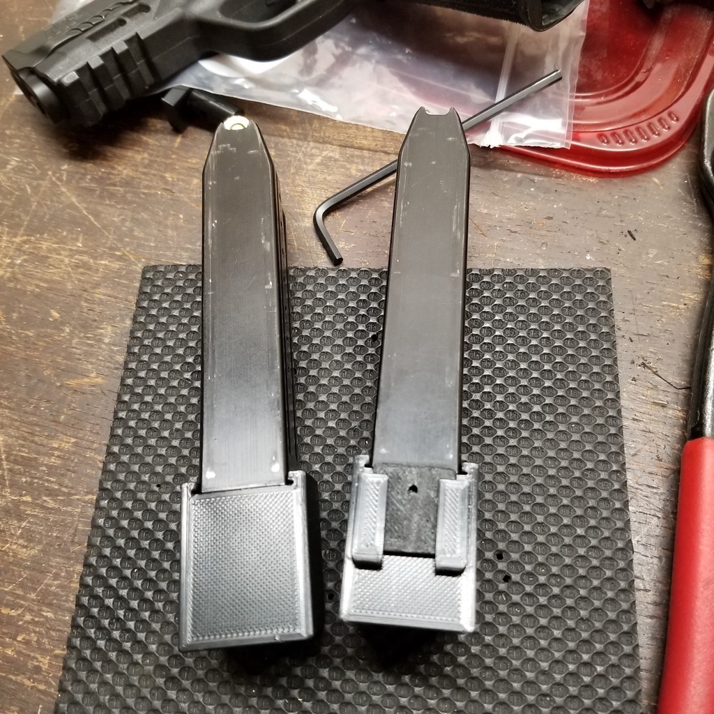 Free 3D file Smith&Wesson M&P9 mag add-on・3D printable model to ...