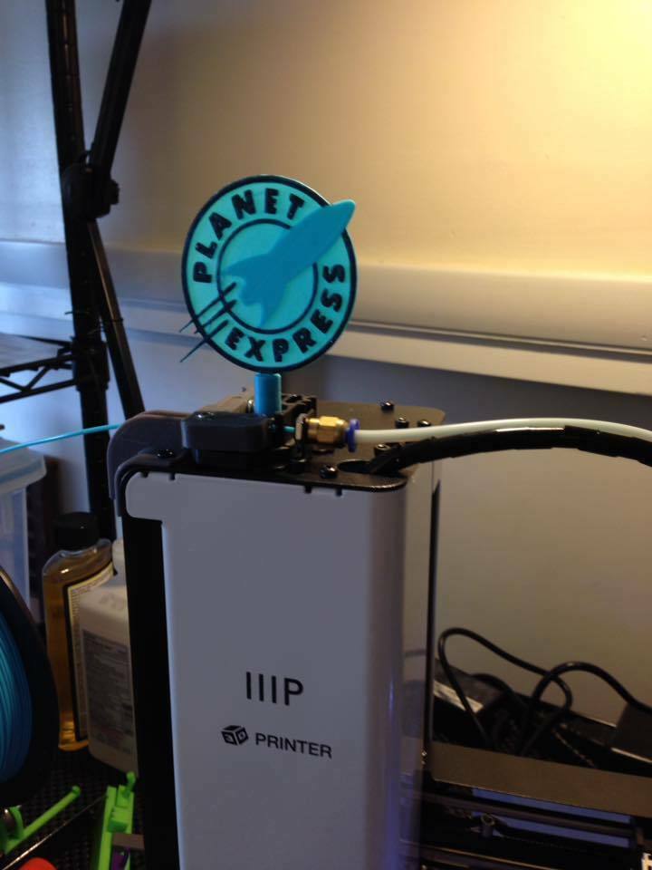 Free 3D file Futurama Planet Express Logo Extruder Spinner・3D print ...