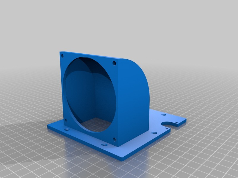 Free 3D file MP Maker Select V2 80mm Fan Backplate・3D printer model to ...