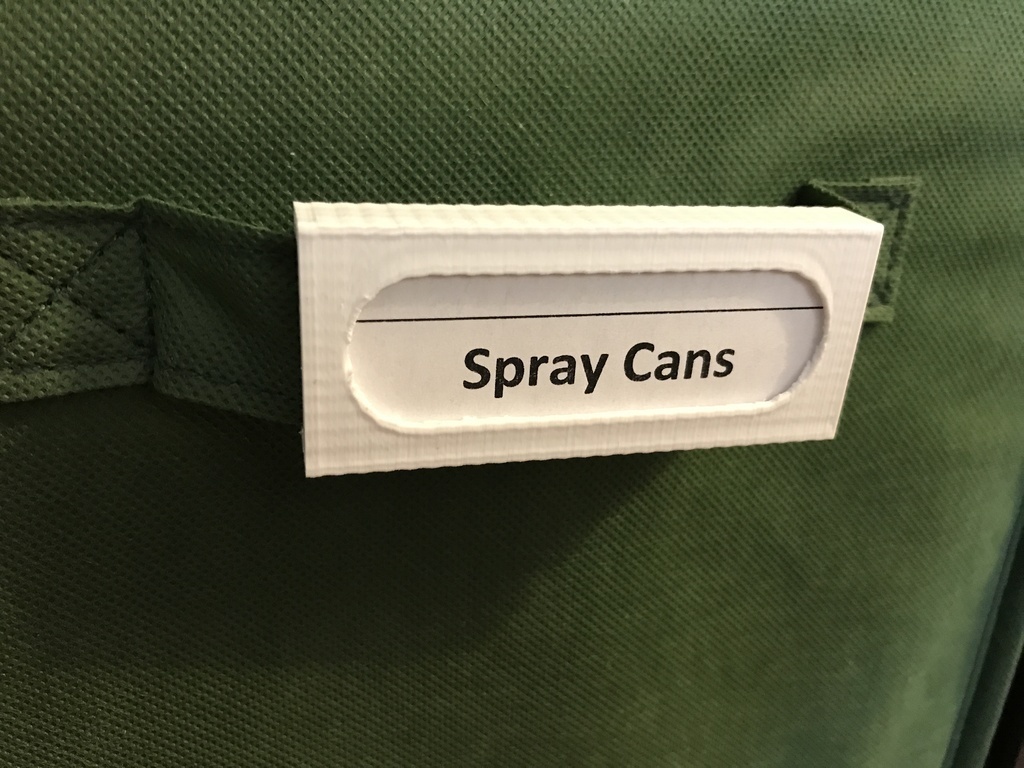 Free 3D file Label Holder・3D printing design to download・Cults