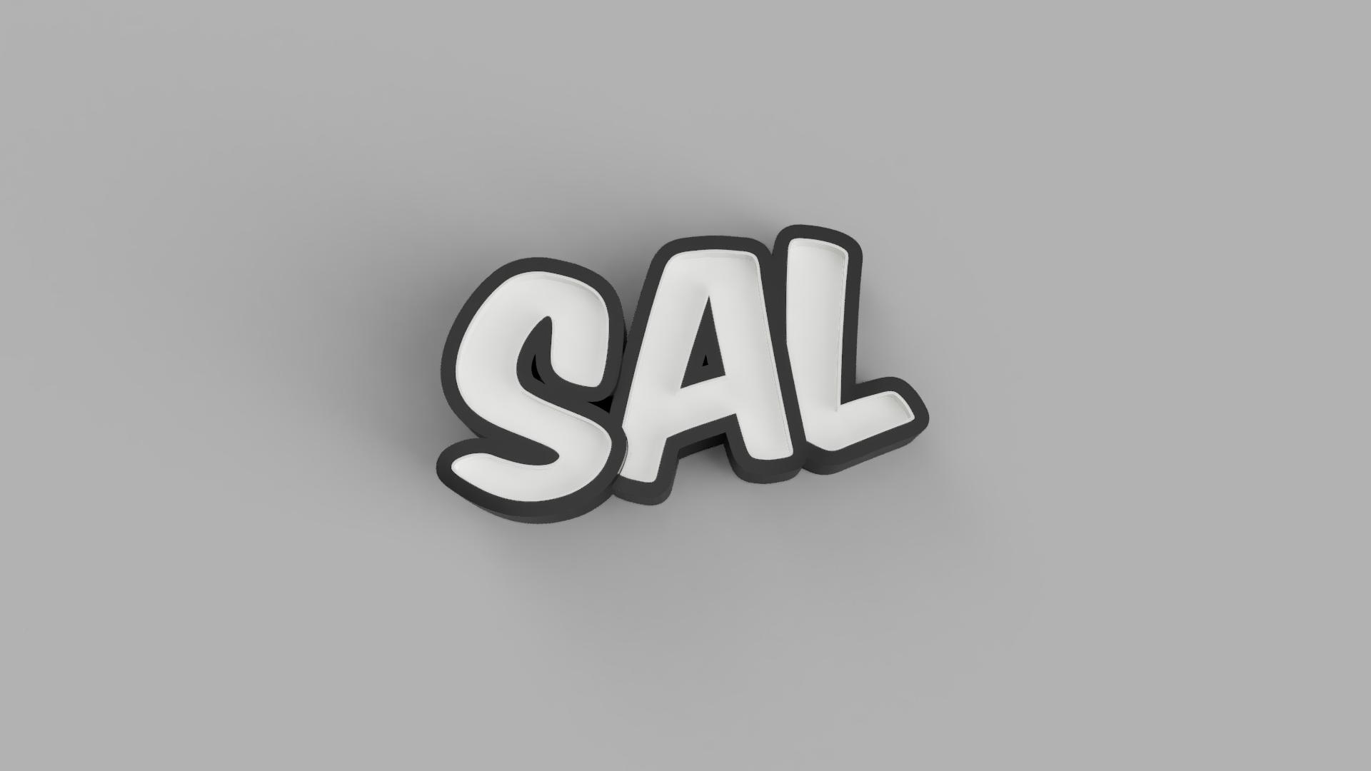 3D file NameLed Lamp 3D Design - SAL・Template to download and 3D print ...