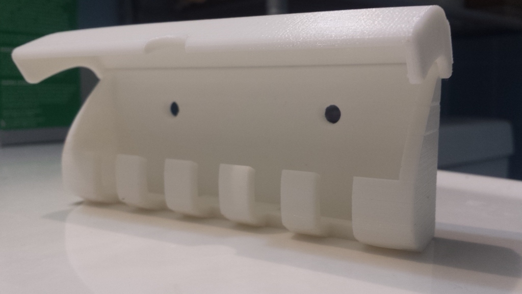 Free 3D file Tooth Brush/Razor Holder With Cover・Object to download and ...