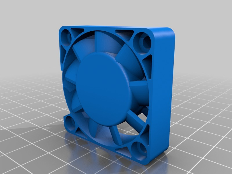 Free 3D file 40mm Fan for mock ups・3D print model to download・Cults