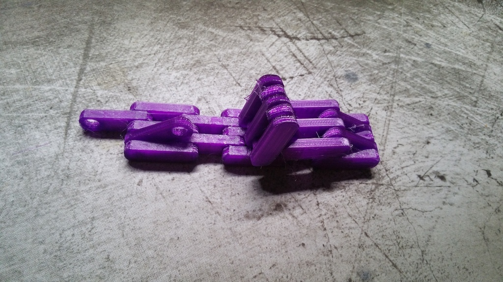 Free 3D file Print in place fidget chain link toy・3D printing idea to ...