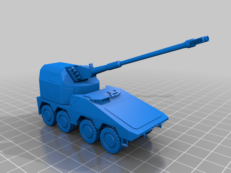 Free 3D file RCH 155 mm Howitzer 🧨・3D printable object to download・Cults