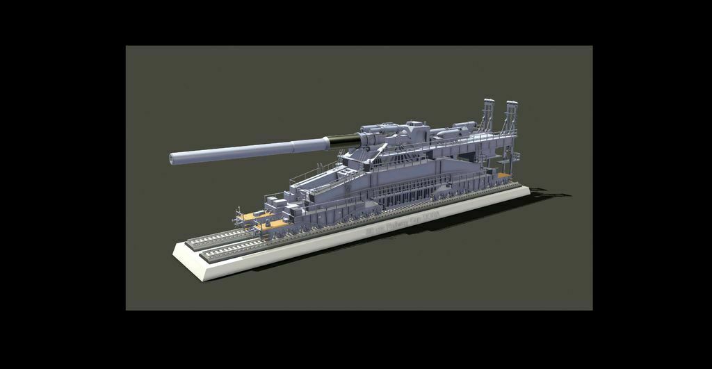 Free 3D file DORA railway gun 🛤️・3D printing idea to download・Cults