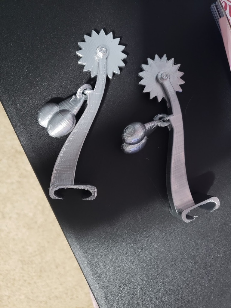 Free 3D file Croc Spur & Nuts・3D printer design to download・Cults