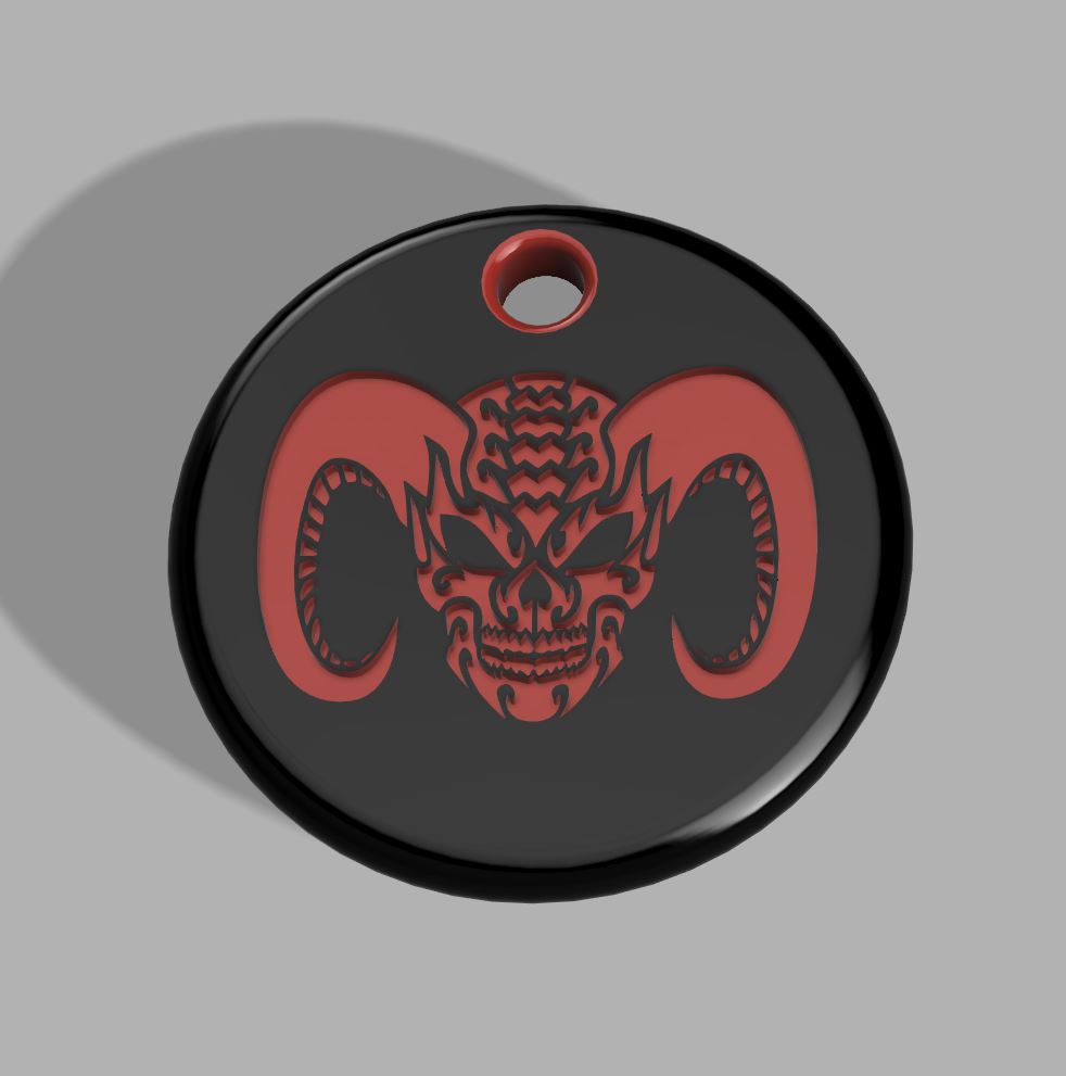 STL file Diablo key ring・Model to download and 3D print・Cults