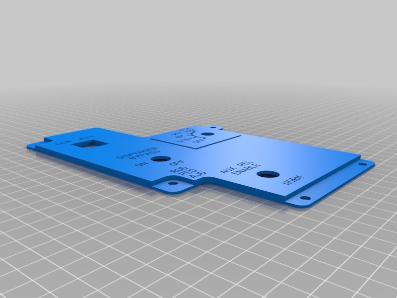 Free 3D file F/A-18 RWR Panel, engraved・3D printer model to download・Cults