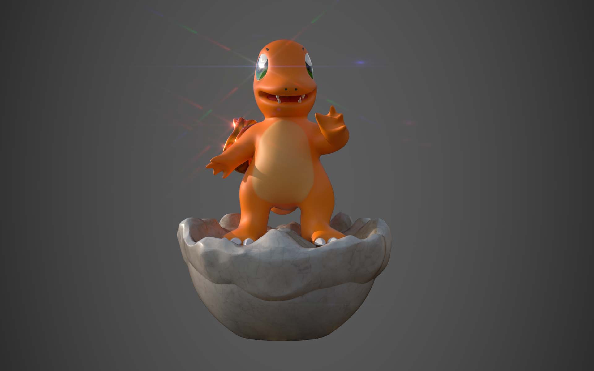Файл STL Charmander・3D модель для печати скачать・Cults