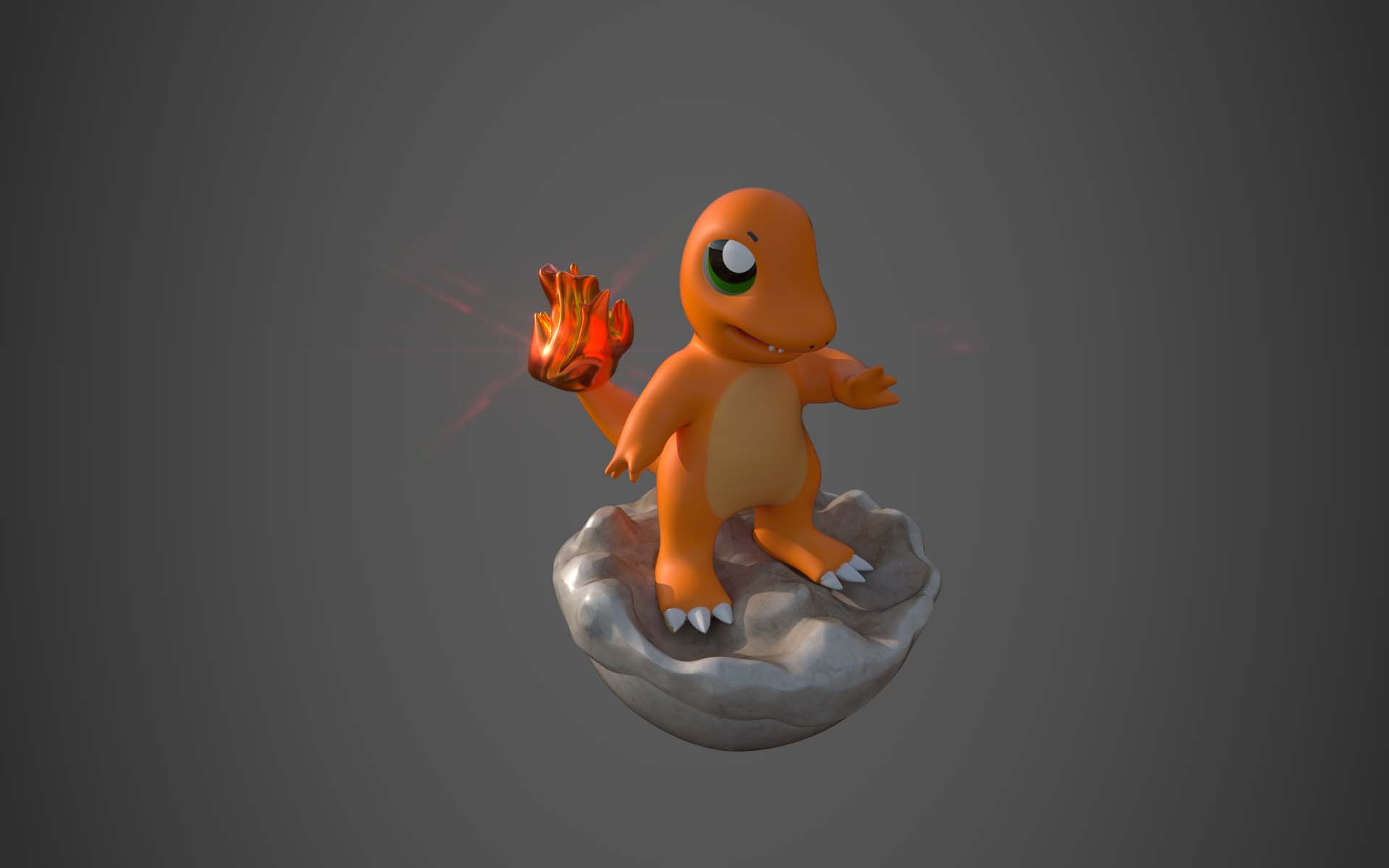 Файл STL Charmander・3D модель для печати скачать・Cults