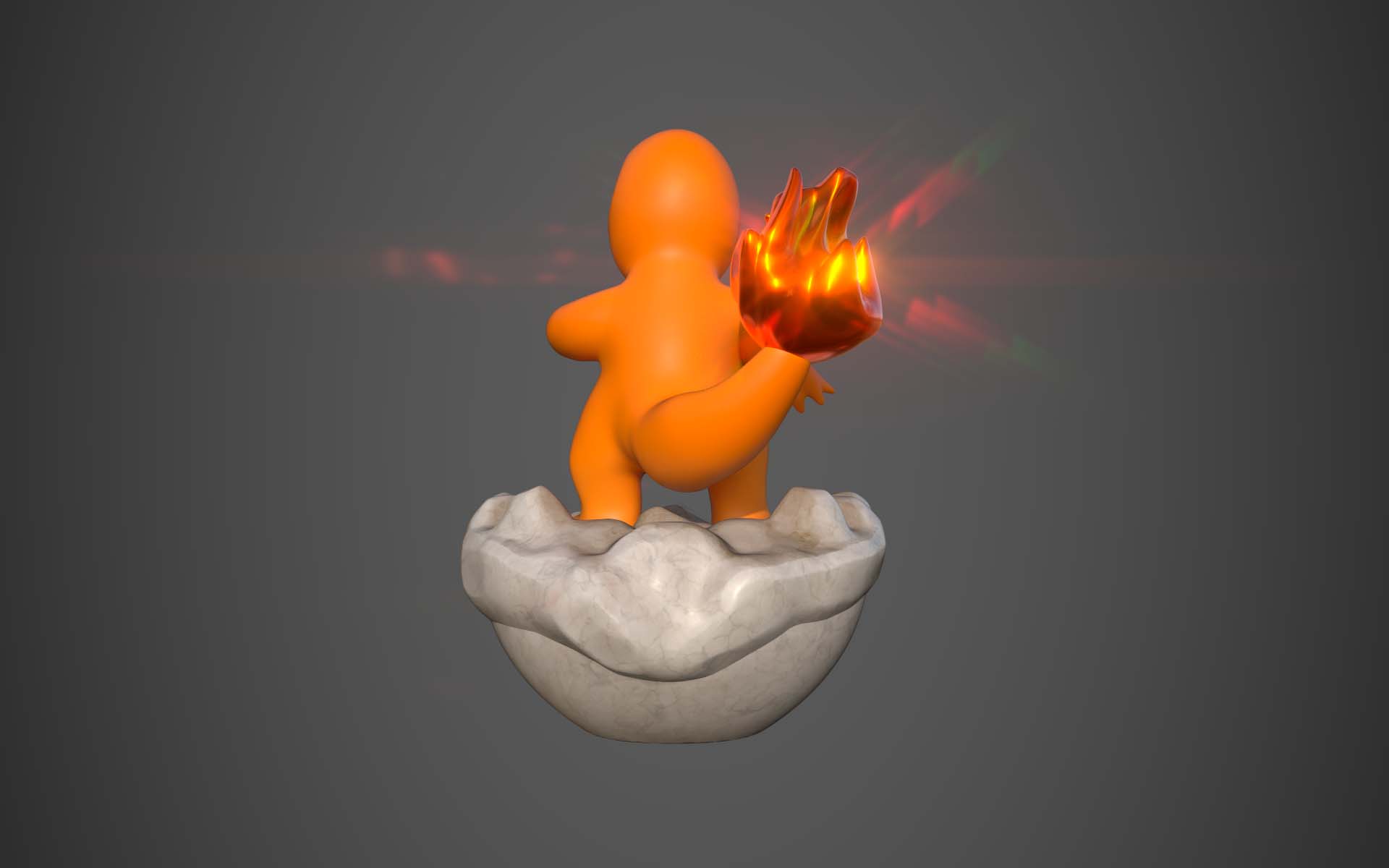 Файл STL Charmander・3D модель для печати скачать・Cults