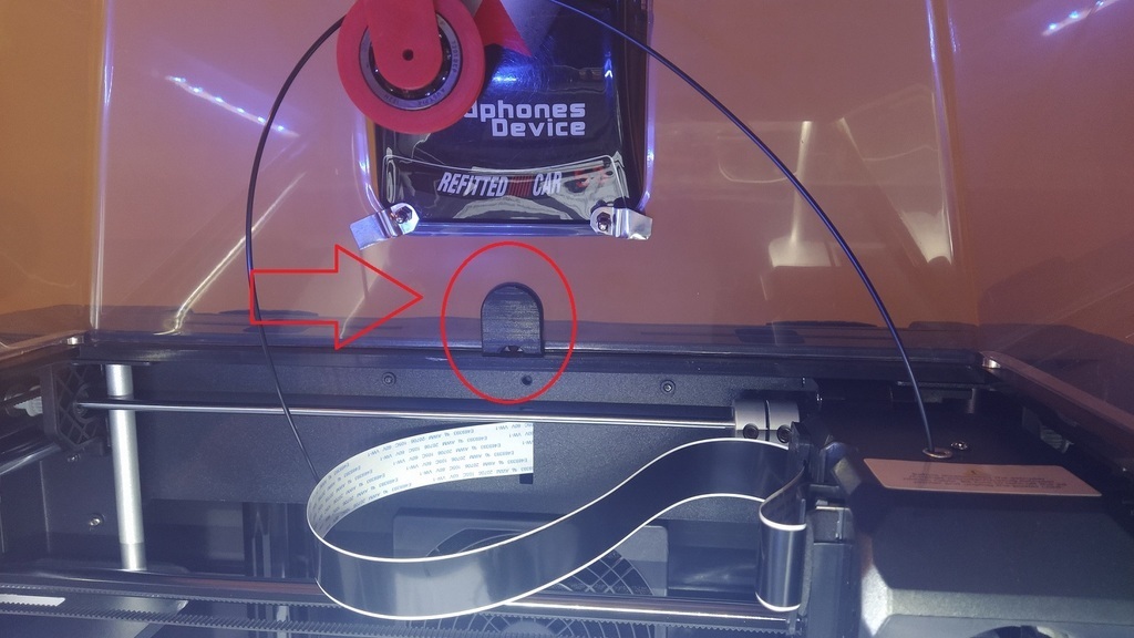 Fichier STL gratuit Trou de filament intérieur du réducteur Qidi X-Plus ...