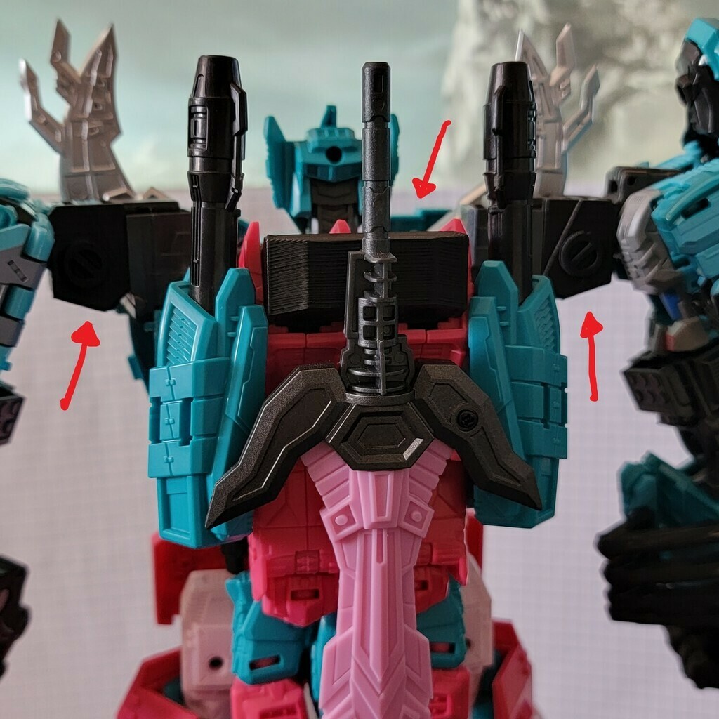 Fichier 3D gratuit Transformers Generation Selects Piranacon / Seacons ...