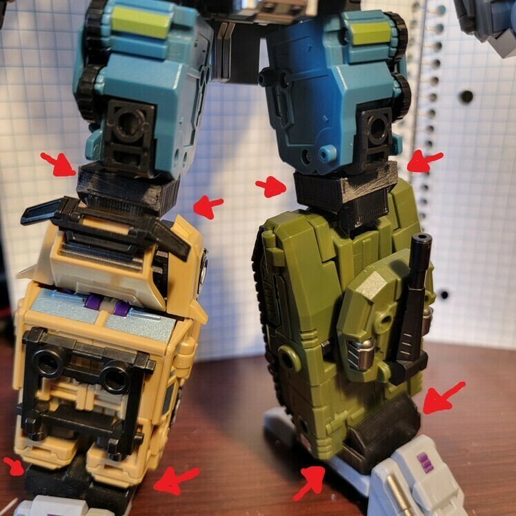 Free 3D file Iron Factory War Giant (Transformers Bruticus) Height ...