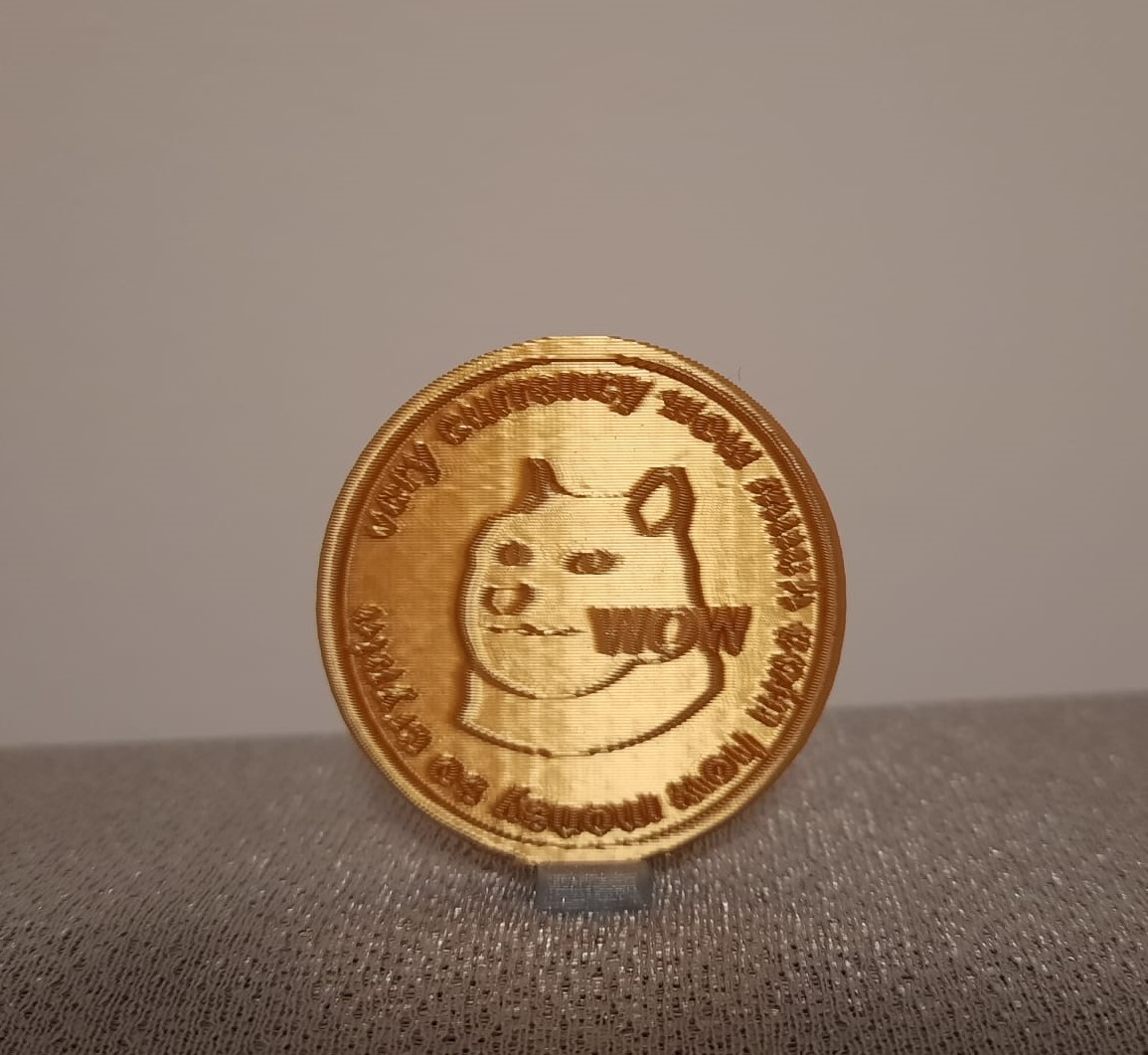 STL file Dogecoin・3D printer design to download・Cults