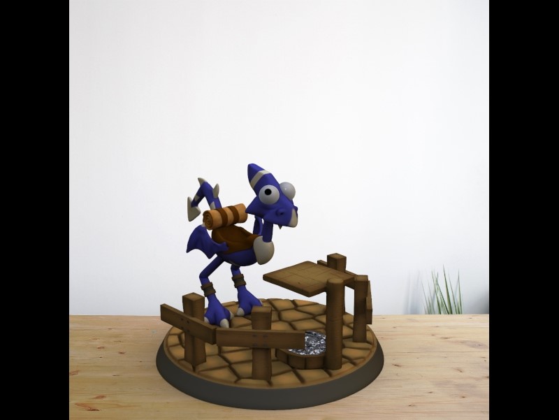 Free STL file dragon dinde 🐉・3D printer model to download・Cults