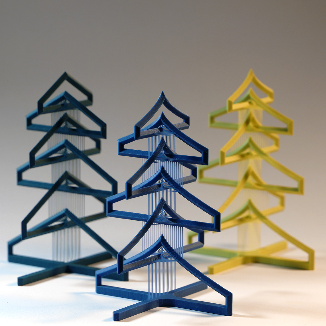 STL file Tensegrity christmas tree・3D print model to download・Cults