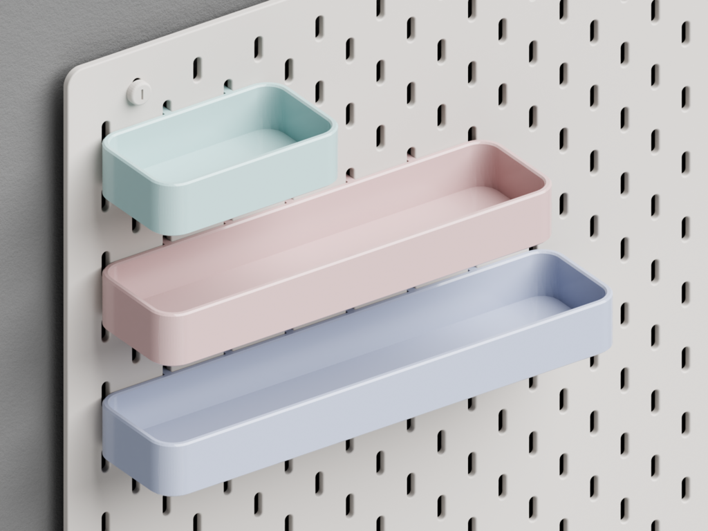 Free 3D file Tray for IKEA SKADIS 🏢・3D printer design to download・Cults