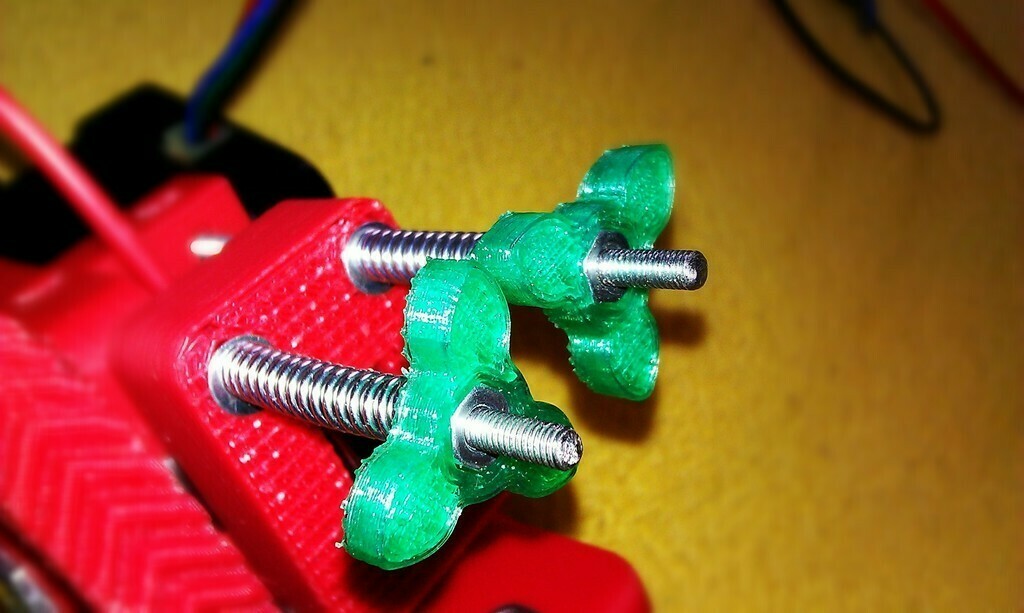 Free 3D file Wing addition to the M3 nut・3D printer design to download ...