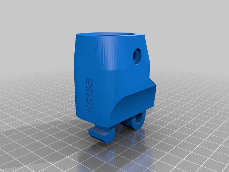 Free STL file kriss vector stock adapter (rmx)・Object to download and to 3D print・Cults