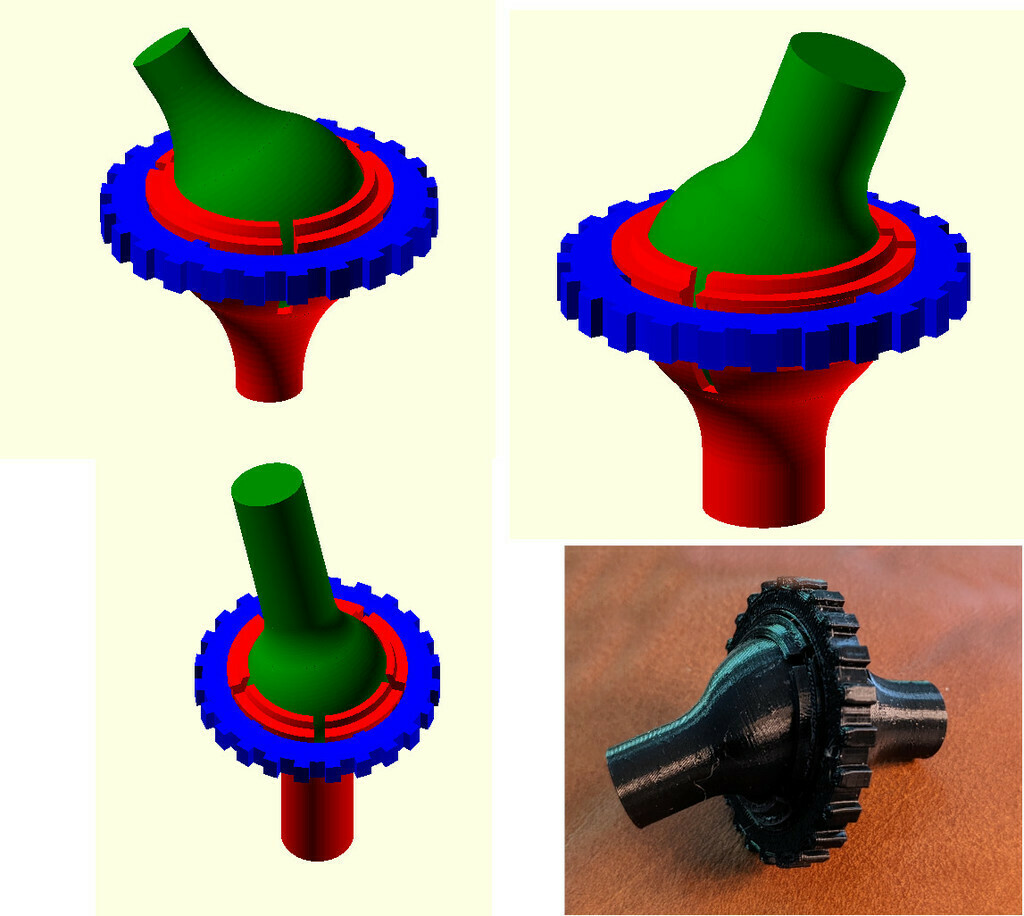 Fichier 3D gratuit Joint à rotule de verrouillage・Objet pour impression ...