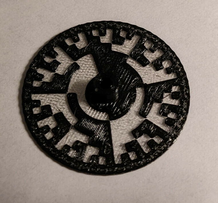 Free 3D file Configurable Binary Rotary Encoder Wheel・3D print model to ...