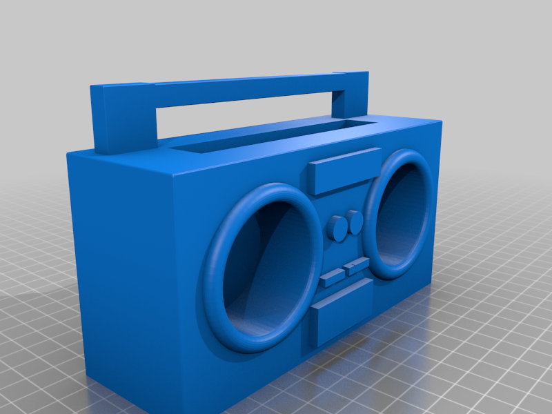Free 3D file Boombox Phone Speaker amp 📞・Design to download and 3D ...