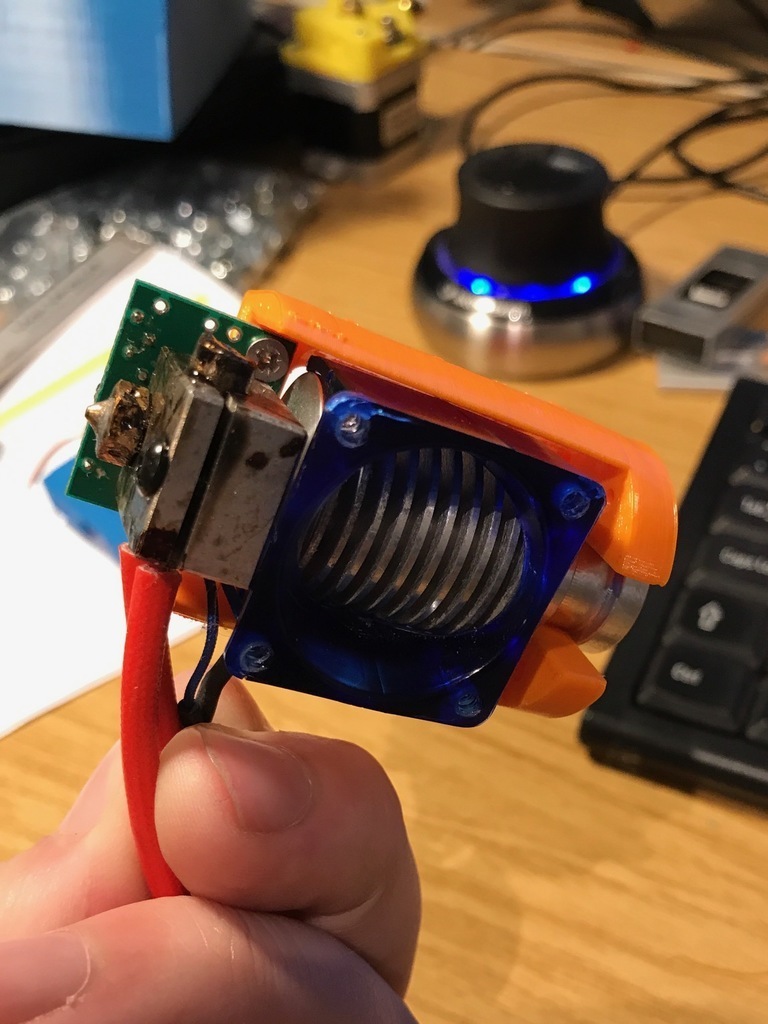 Free 3D file Kossel Mini E3D V6 and IR Probe Mount・3D printer model to ...