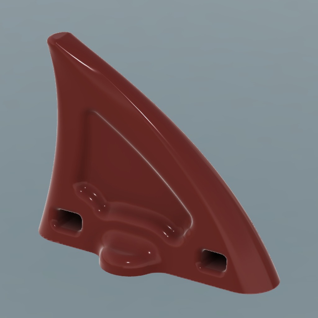 Free 3D file Turtle Mode Shark Fin・Model to download and 3D print・Cults