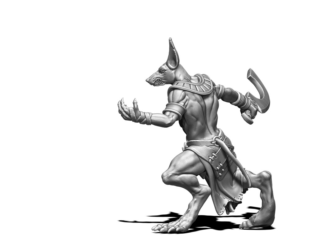 Anubis Warrior Drawing