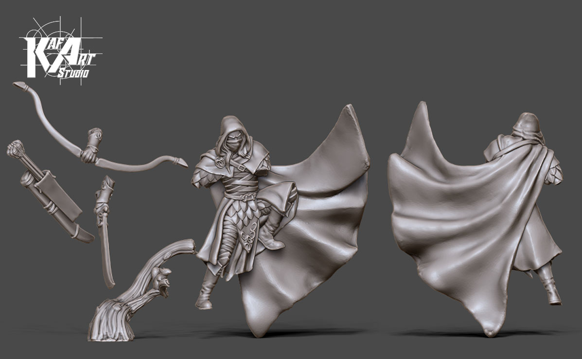 Fichier STL Elf - 35mm scale 🧝・Plan imprimable en 3D à télécharger・Cults