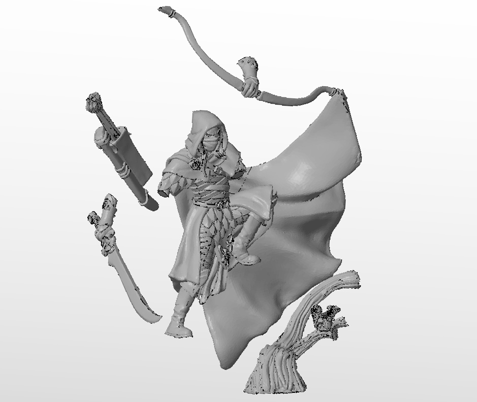 Fichier STL Elf - 35mm scale 🧝・Plan imprimable en 3D à télécharger・Cults