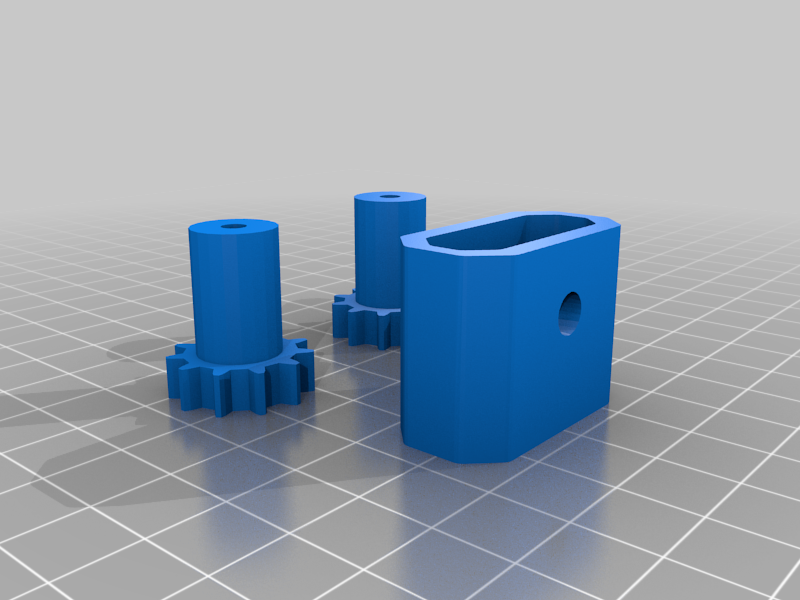 3D-Datei Anycubic i3 Mega Z und X Achse Umbau auf 35 cm Linearführung ...