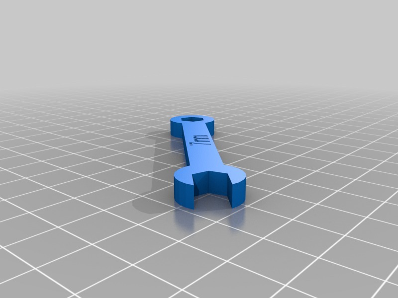 Free 3D file 7mm wrench・Object to download and to 3D print・Cults