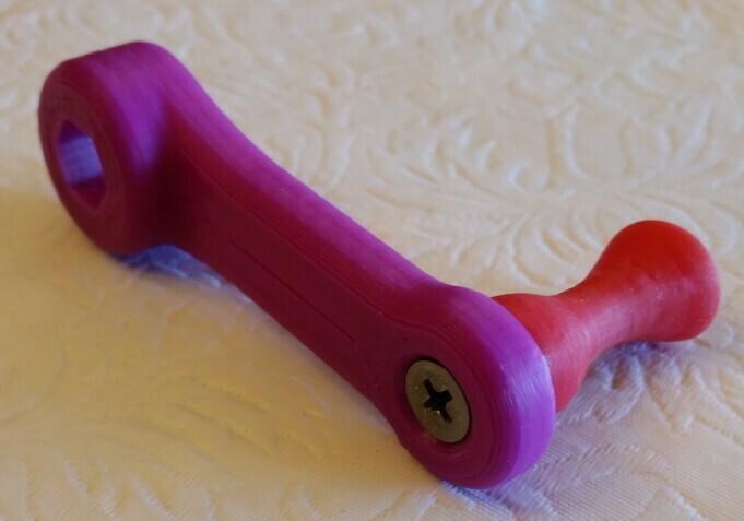 Free 3D file A hand crank with a 10mm hex socket・3D printer design to ...