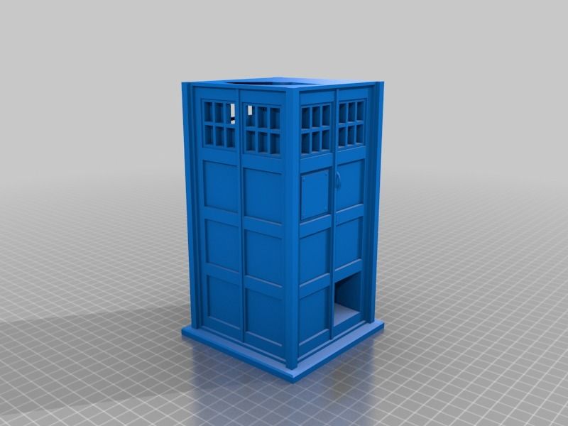 Free 3D file Tardis Dice Tower (multicolor) 🎲・Object to download and to ...