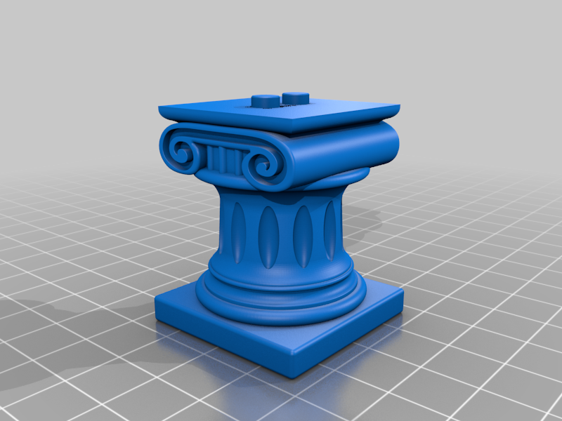 STL file Lego Figure Column・3D print object to download・Cults
