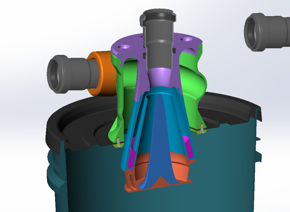 Free STL file SL_ST TWO-STAGE CYCLONE SEPARATOR-01 🌀・3D print model to ...
