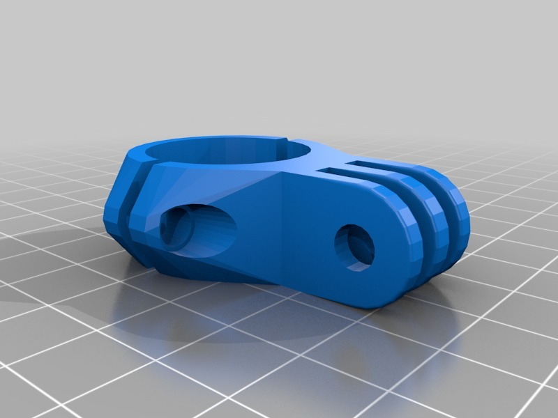 Free 3D file Round Fixing GoPro 24mm・3D print design to download・Cults