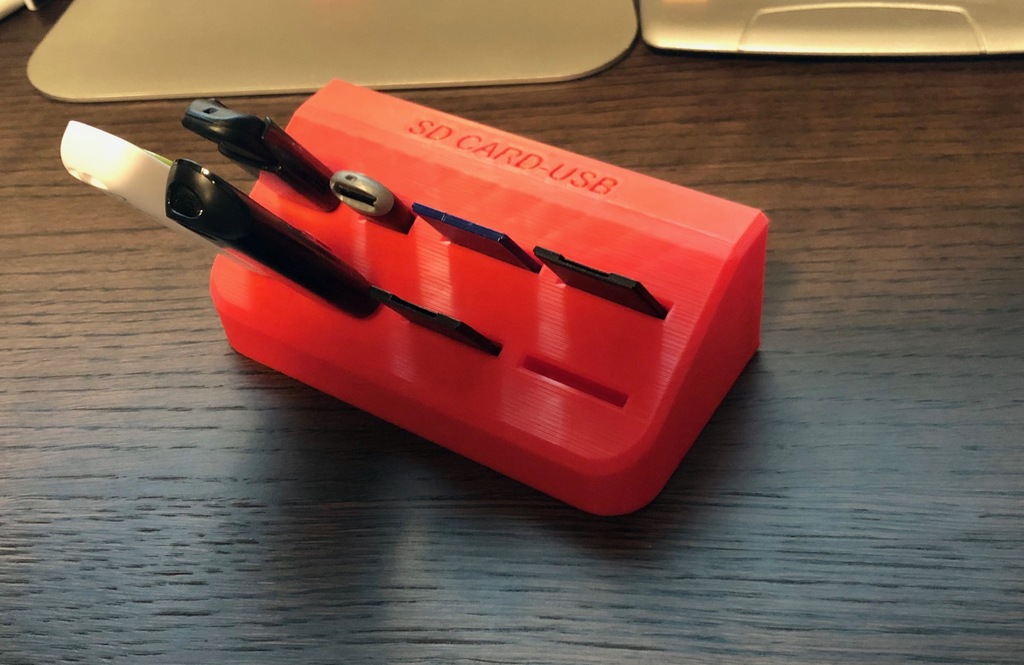 Free 3D file SD Card Stand・3D printable design to download・Cults