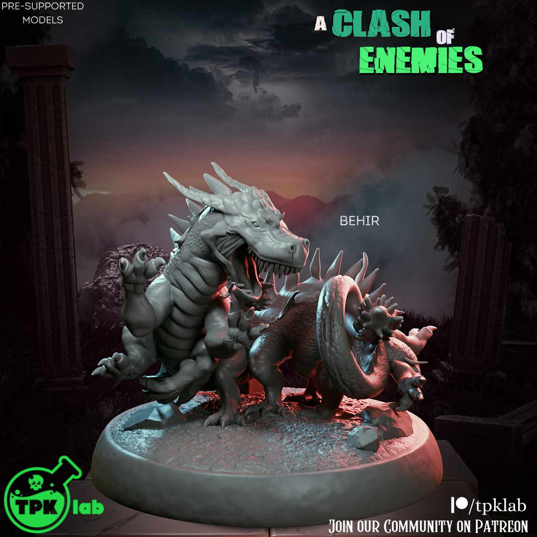 3D file Behir 🎲・3D printable model to download・Cults