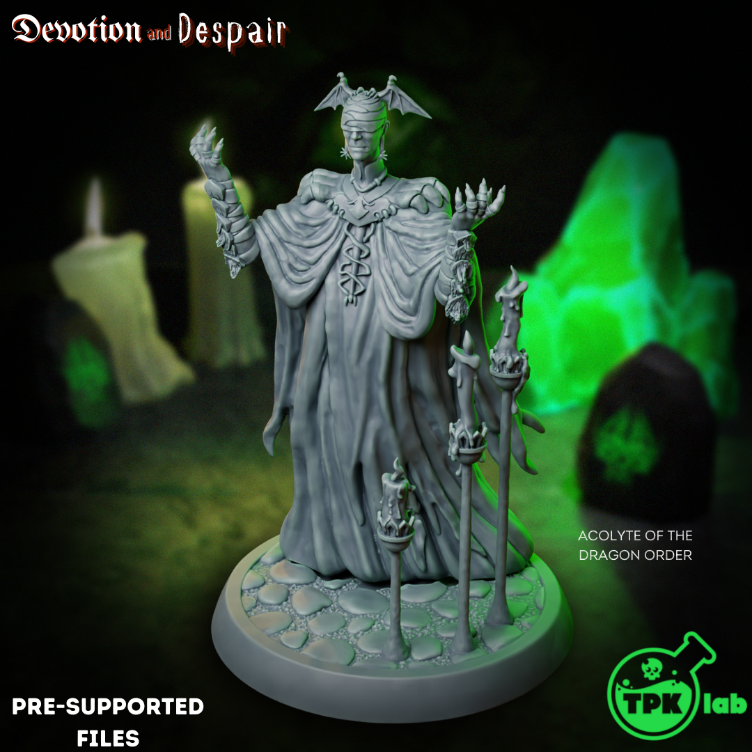 3D file Acolyte of the Dragon Order・3D printable model to download・Cults