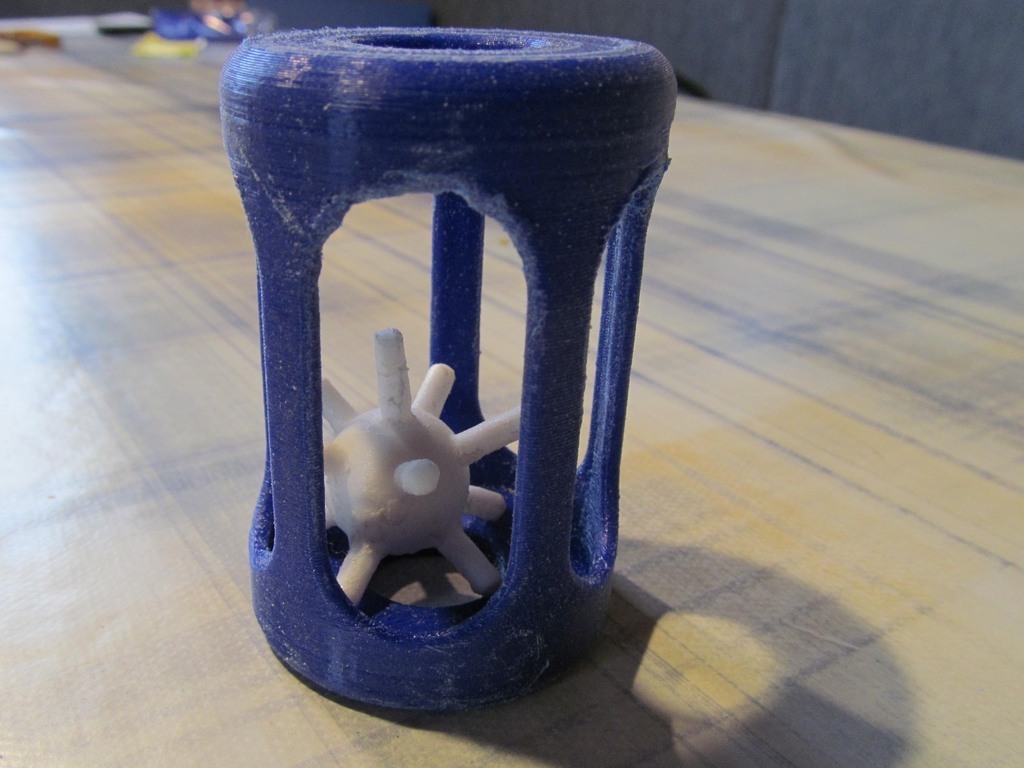 Free STL file hedgehog in cage・Template to download and 3D print・Cults