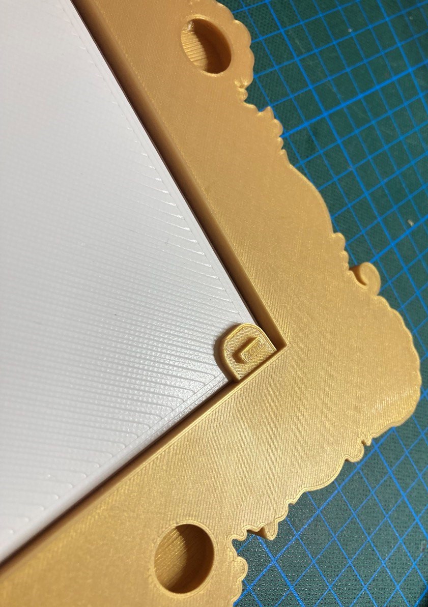 STL file Baroque Picture Frame 4x6" (10x15cm) 🖼️・3D printing design to ...