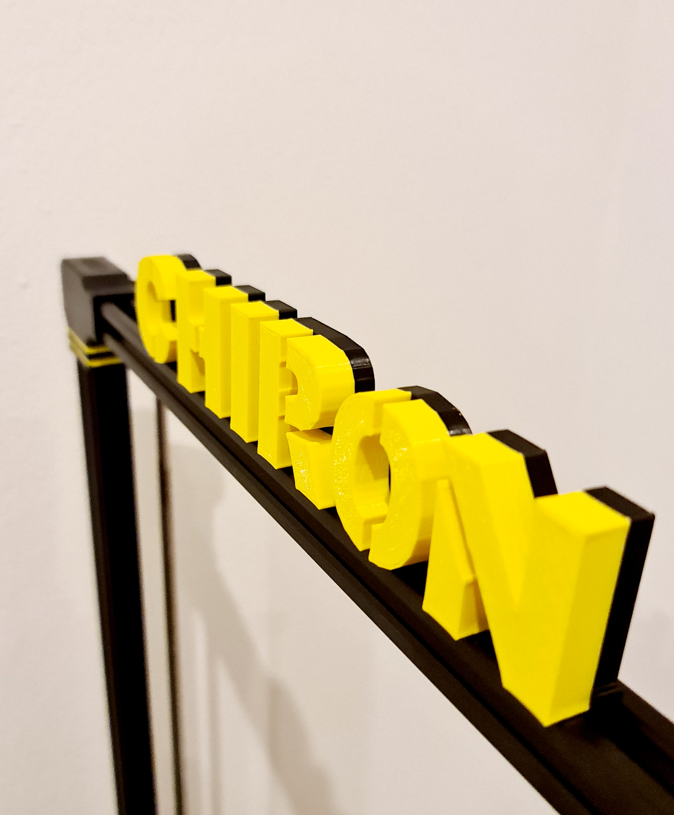 STL file Anycubic Chiron lettering label axle・3D printable model to ...