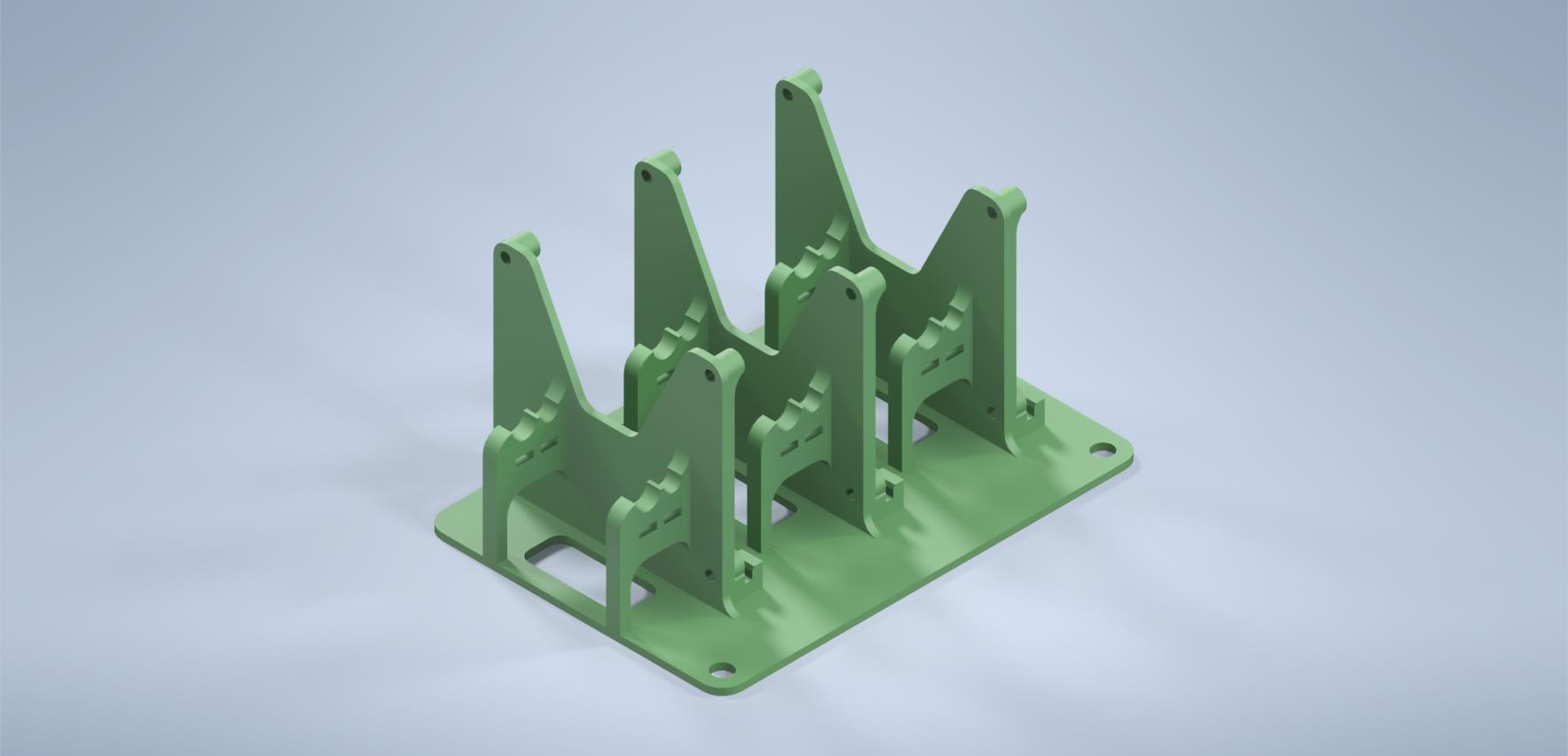 STL file Rasperry Pi Cluster Wall / Table Stand・Model to download and ...